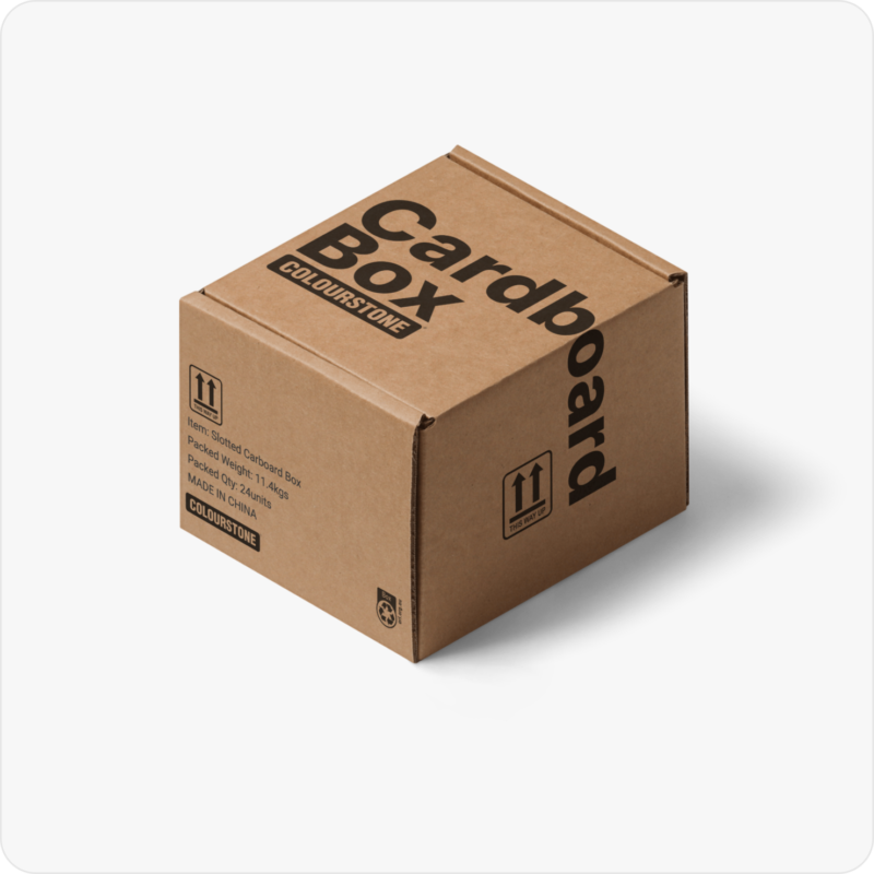 Slotted Cardboard Boxes for Shipping & Storage - Colourstone