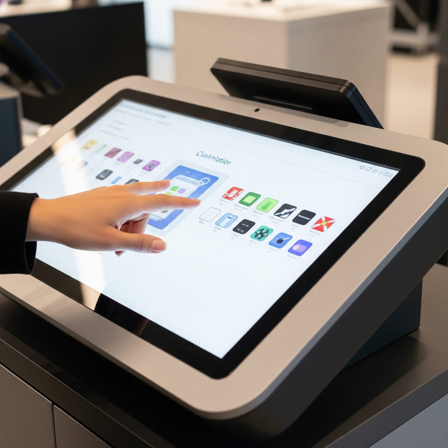 incorporate interactivity or tech into POS displays - Colourstone